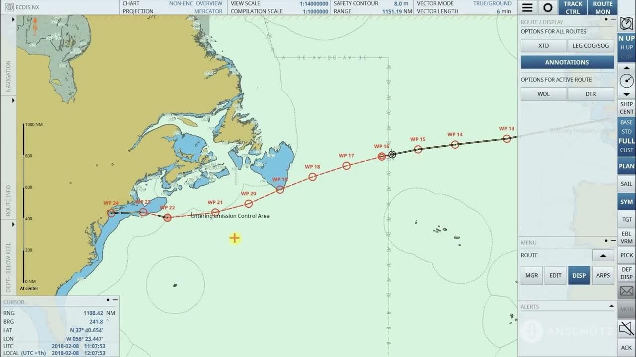ECDIS NX How ECDIS NX enables setting annotations AN - YouTube