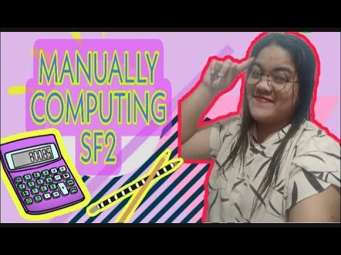 HOW TO COMPUTE SF2 REPORT FASTER II MANUAL COMPUTATION - YouTube