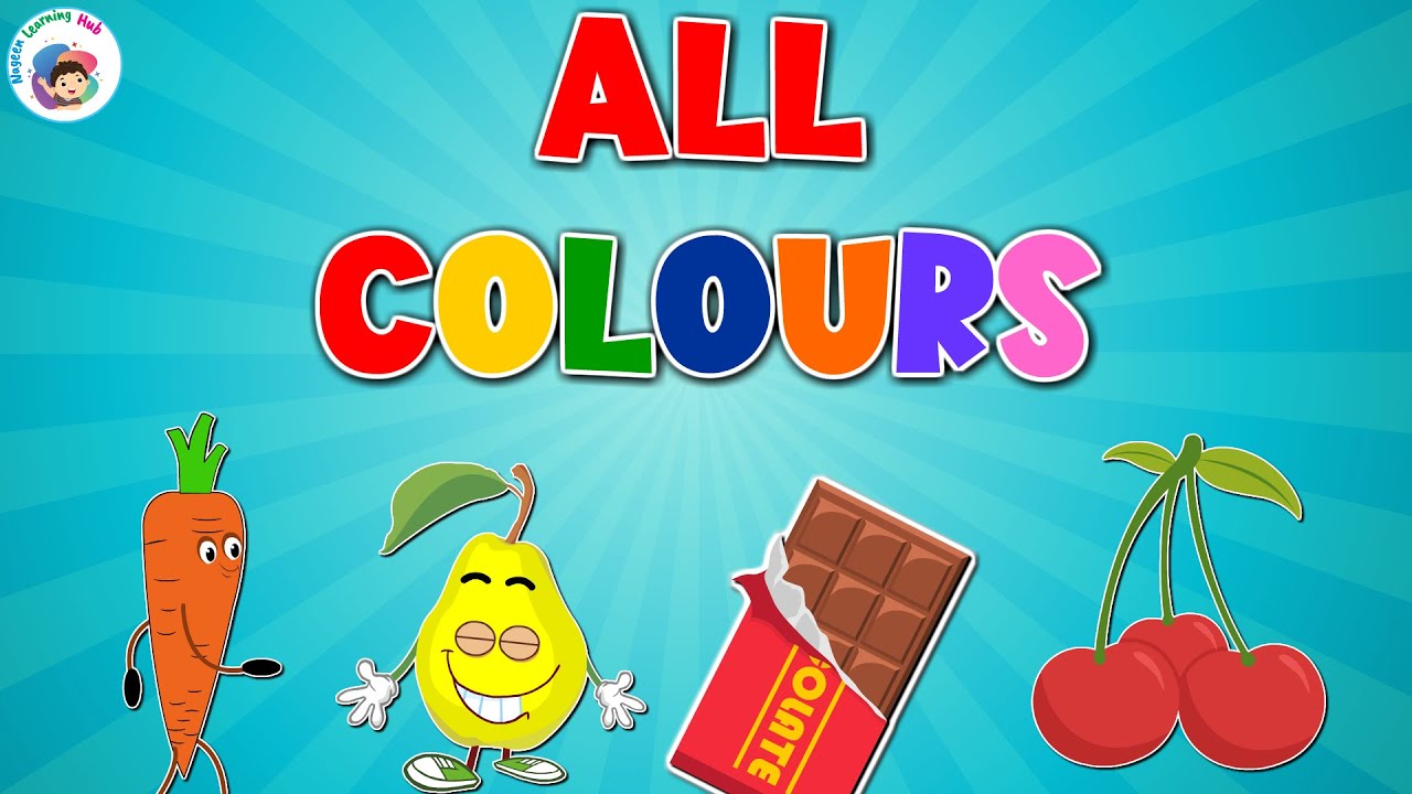 All Colours | Let's Learn The Colours | Colours Name | Colours Song ...