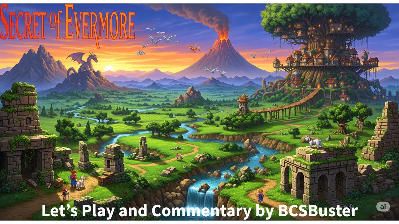 Let's Play Secret of Evermore (30th Anniversary Special, feat. Sherlock ...