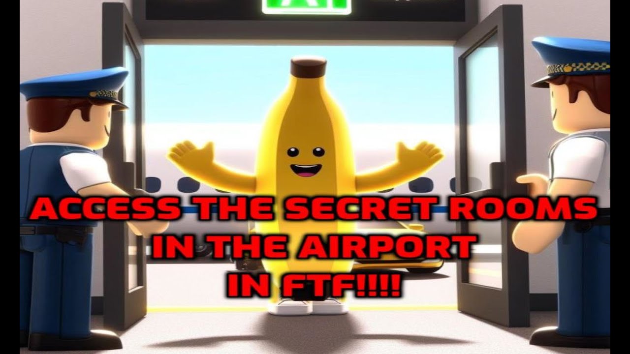 I got into the secret rooms in Flee The Facility Airport map! - YouTube