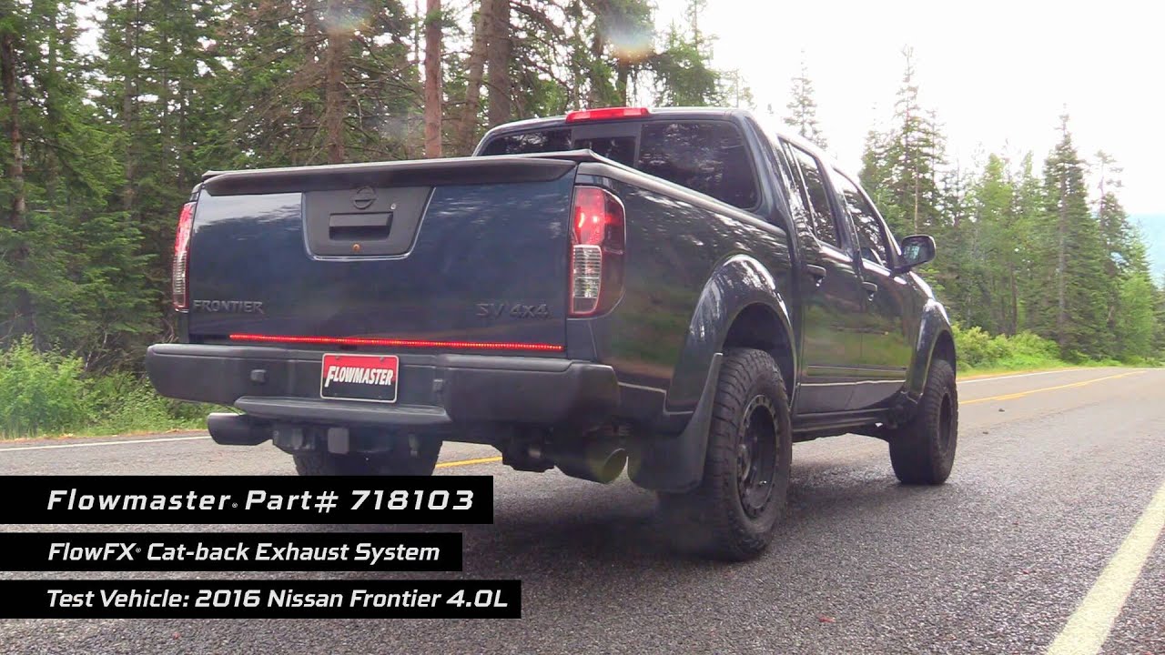 Flowmaster (718103) FlowFX Cat-Back, Side Exit SS Exhaust for 2005-19 ...