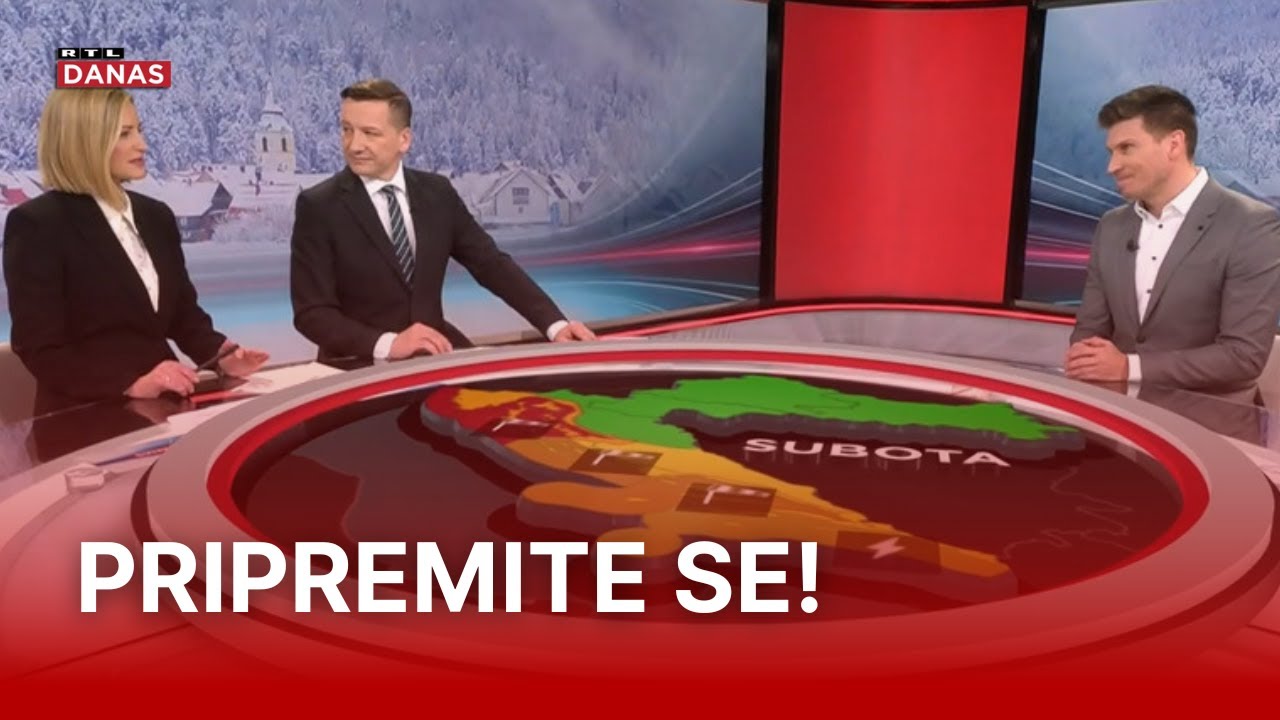 RTL-ov meteorolog Dorian Ribarić otkrio što možemo sutra očekivati ...
