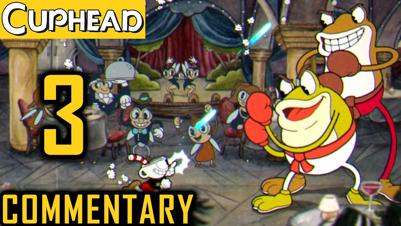 Cuphead Walkthrough Part 3 - Clip Joint Calamity Frog Bosses Level (1st ...