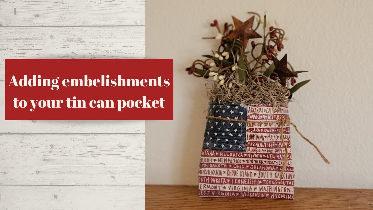 Tin Can Pocket Posy # 3 - YouTube
