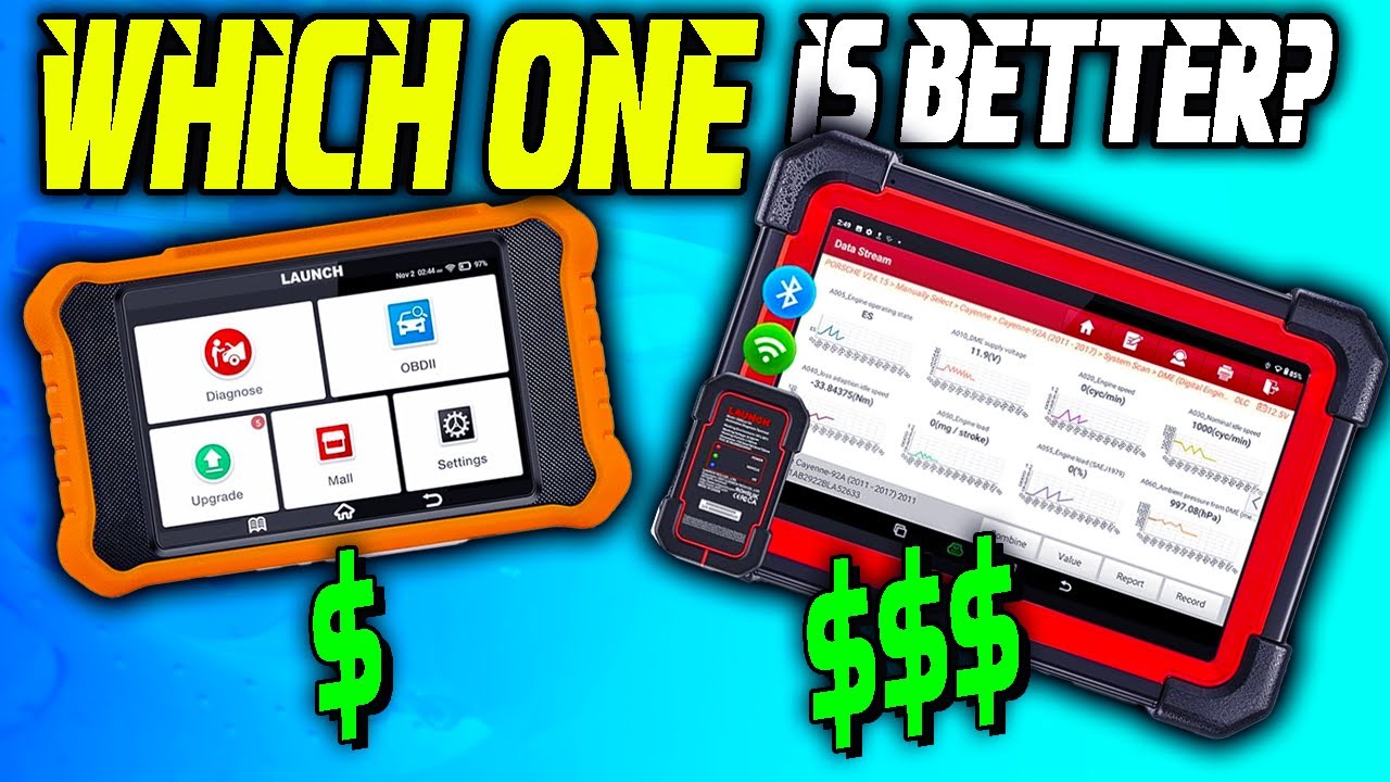 Two Great Options for Benz OBDII Scan Tool - (Launch X431 Pro vs Launch CRP919EBT Elite) - YouTube