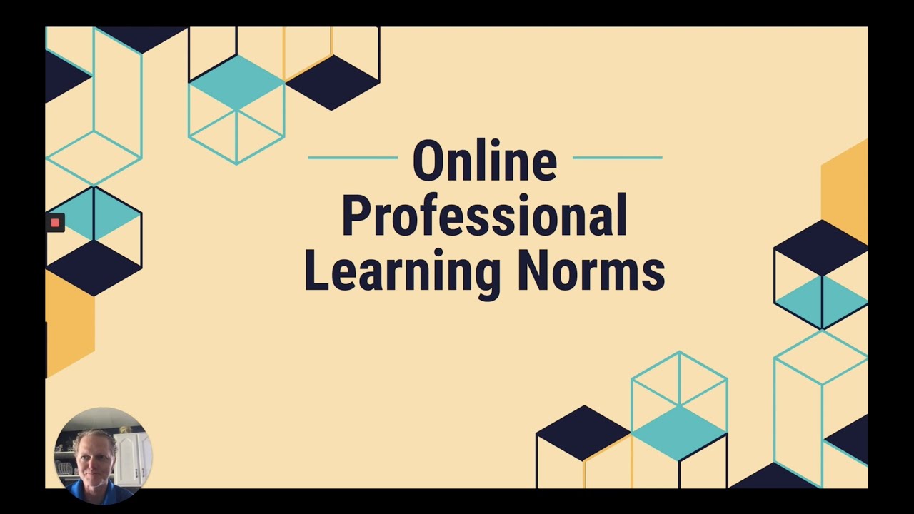Online Professional Learning Norms - YouTube