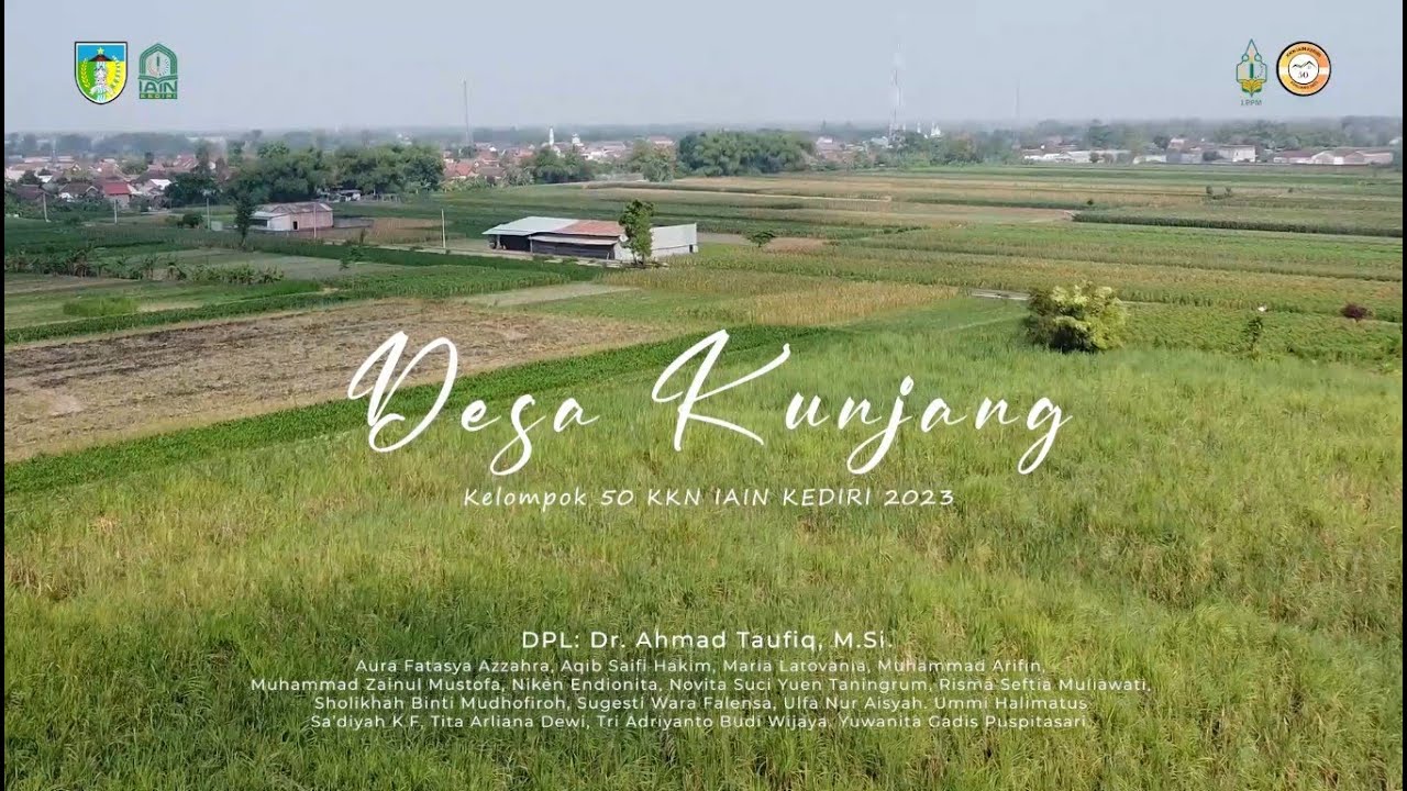 PROFIL DESA KUNJANG I KKN IAIN KEDIRI 2023 - YouTube
