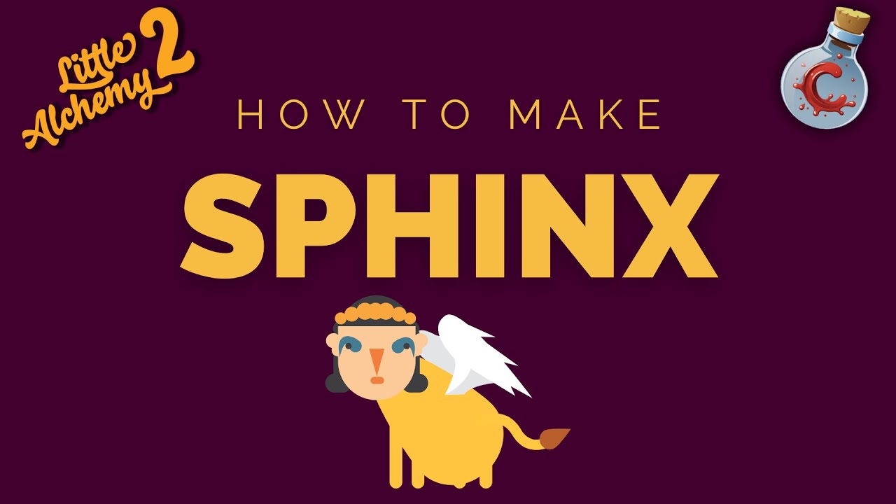 How to make a Sphinx in Little Alchemy 2? - YouTube