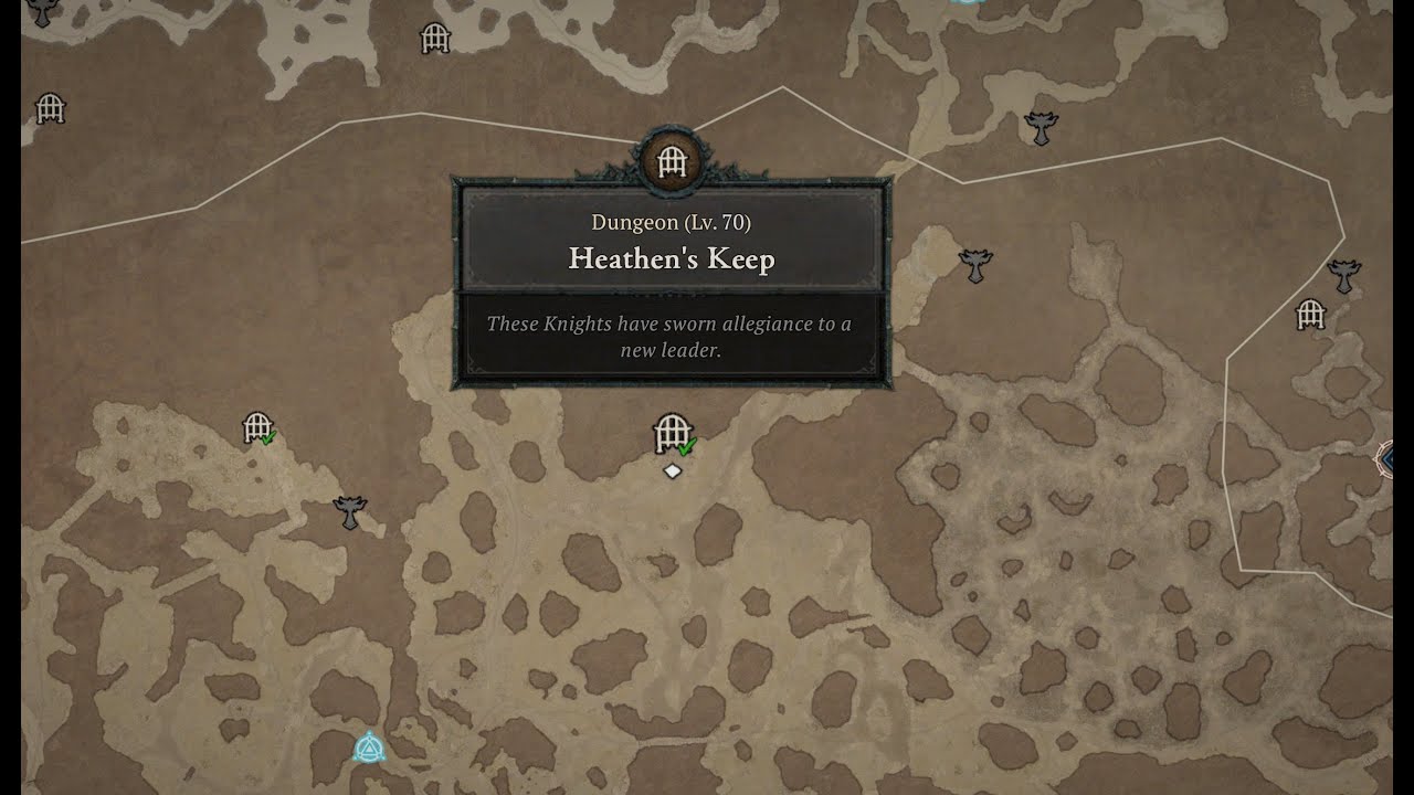 Diablo 4 - D4Tracker - Dungeon: Heathen's Keep (Aspect of Numbing Wrath ...