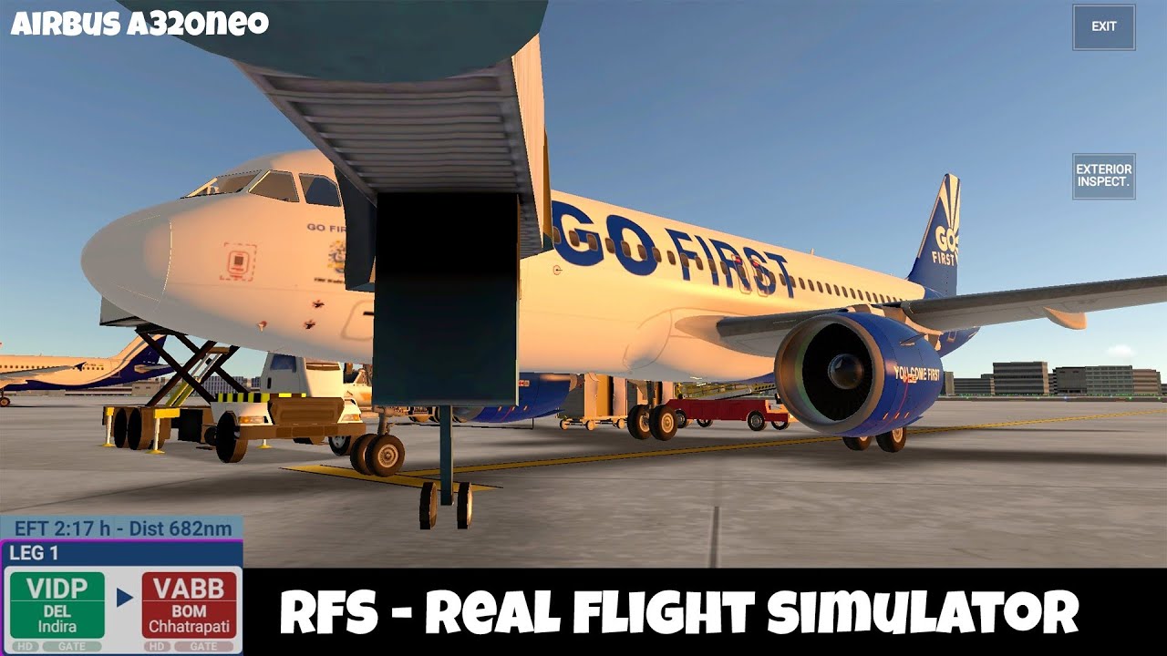 RFS - Real Flight Simulator - Delhi(VIDP) to Mumbai(VABB) Full Flight ...