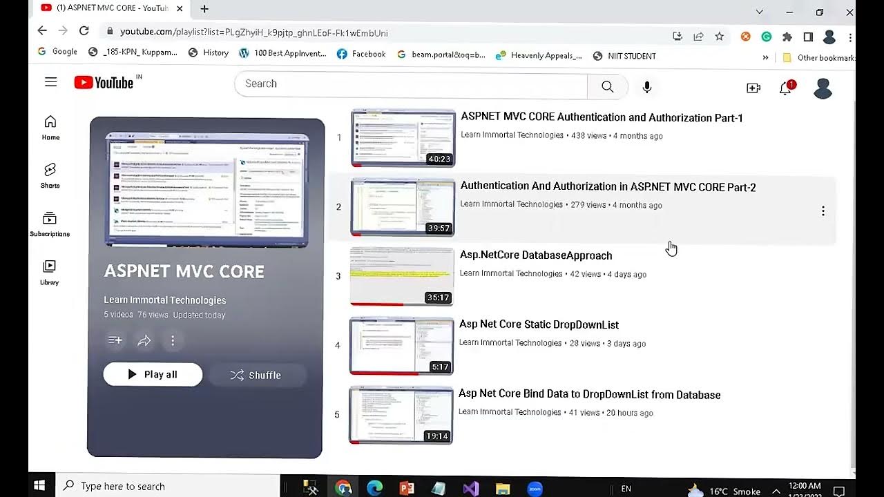 Aspnet Core Cascading Dropdownlist Youtube