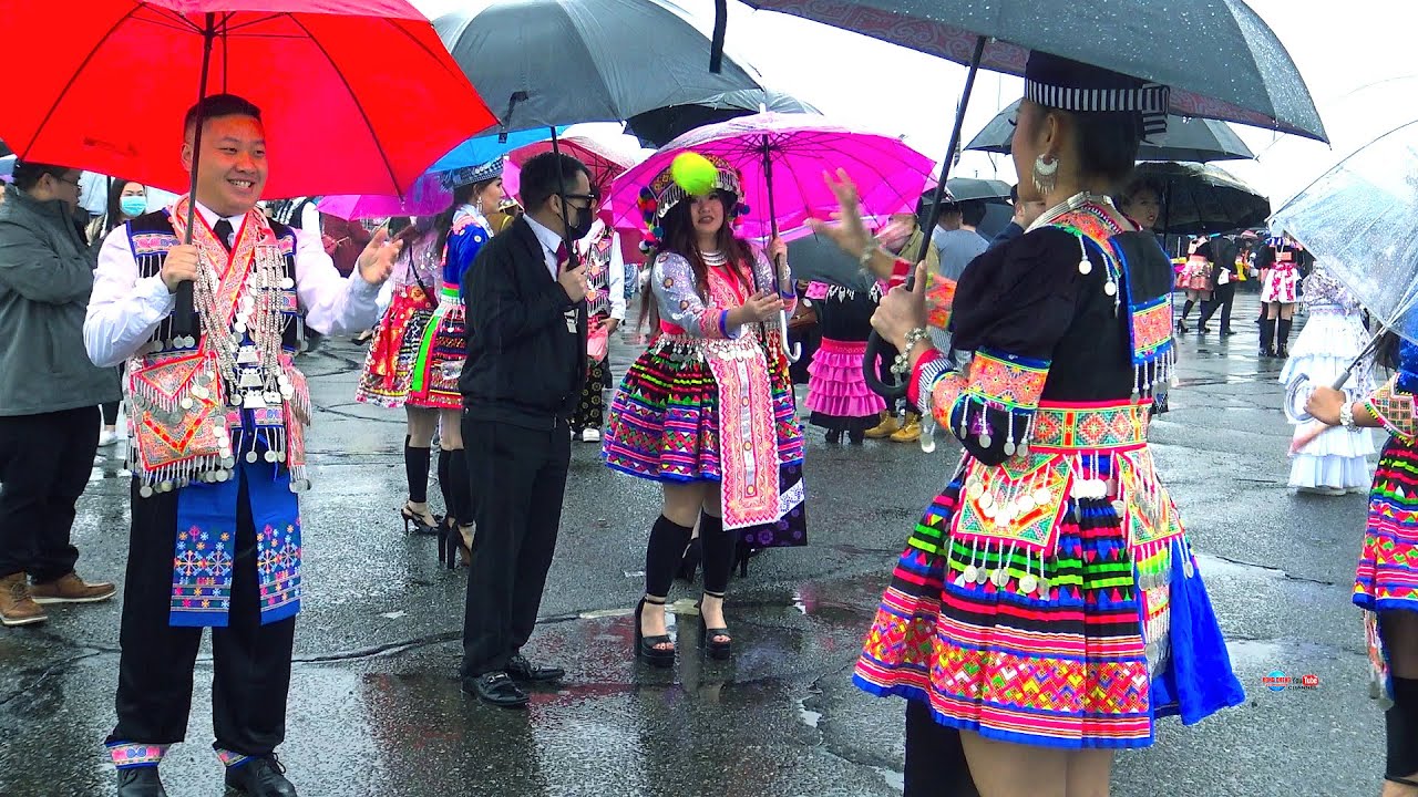 RAIN HIT THE LARGEST HMONG U.S. A NEW YEAR DAY#3, 2023 - YouTube