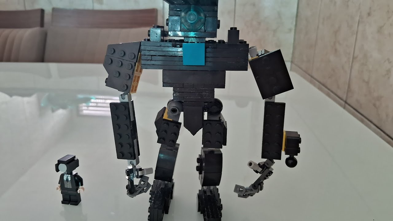 como fazer pluger camera man de lego e titan câmera man de lego - YouTube