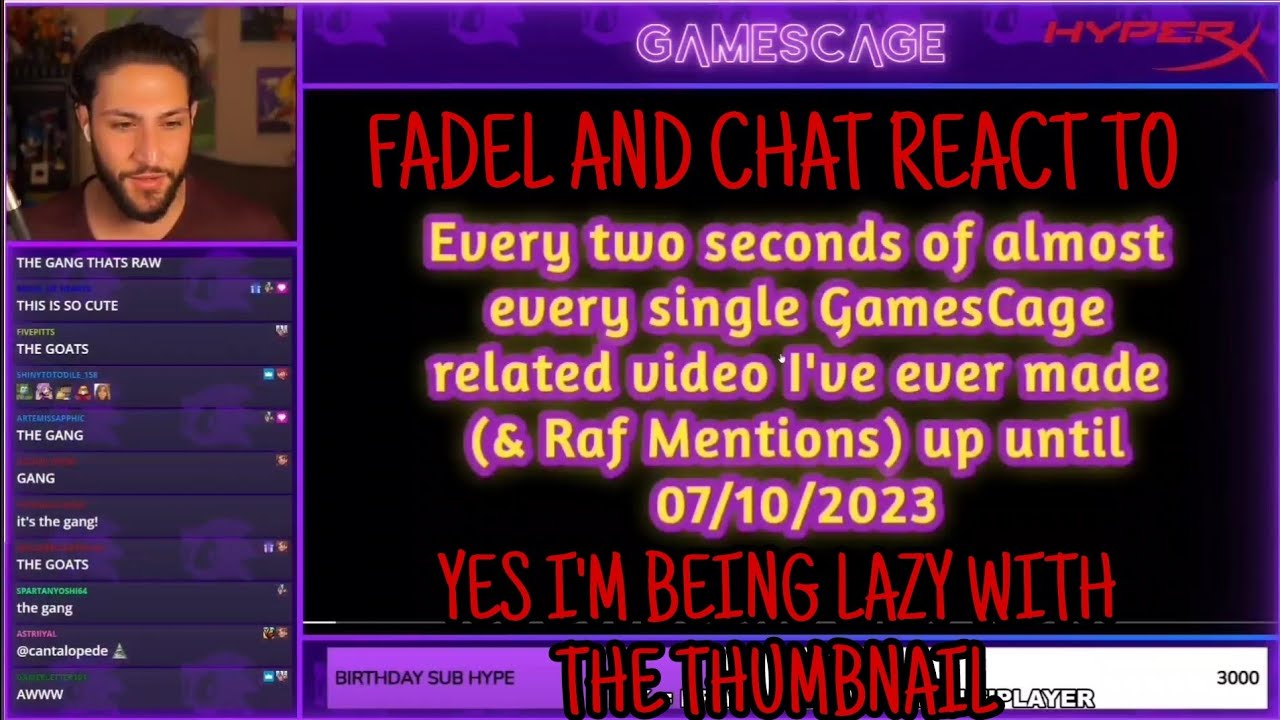 fadel reacts to my compilation lol - YouTube