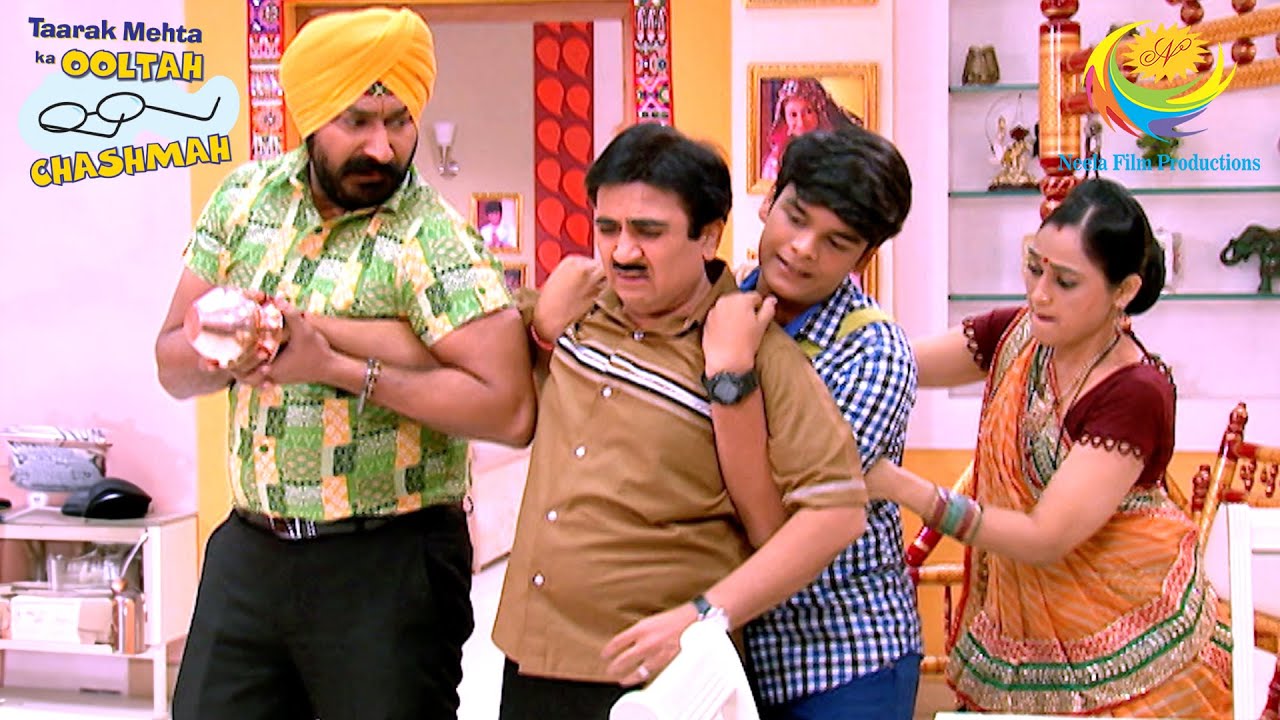 Jethalal's Hand Gets Stuck | Taarak Mehta Ka Ooltah Chashmah | Jetha Ke ...