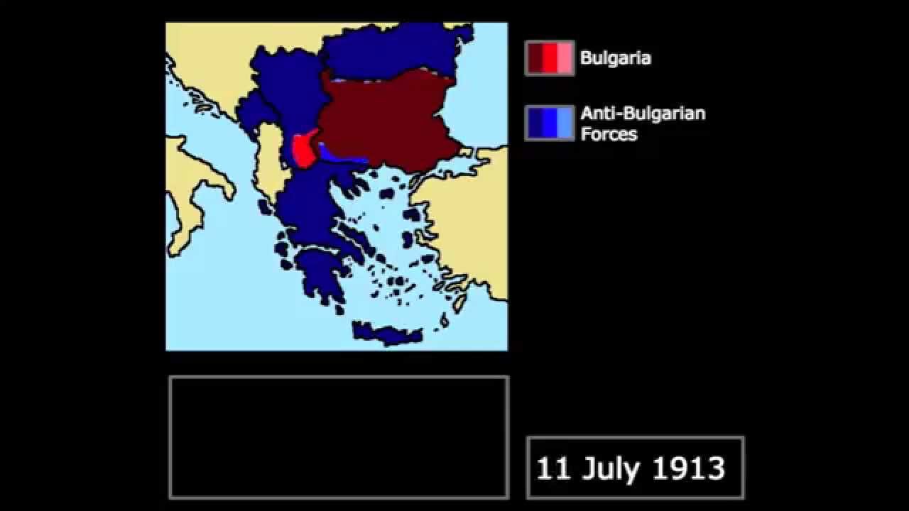 [Wars] The Second Balkan War (1913): Every Day - YouTube