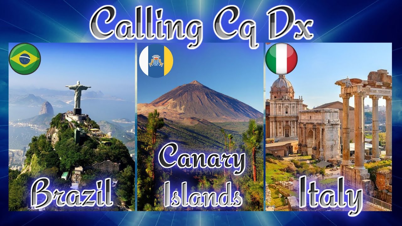 Calling Cq Dx .. Brazil .. Canary Islands.. Italy. - YouTube