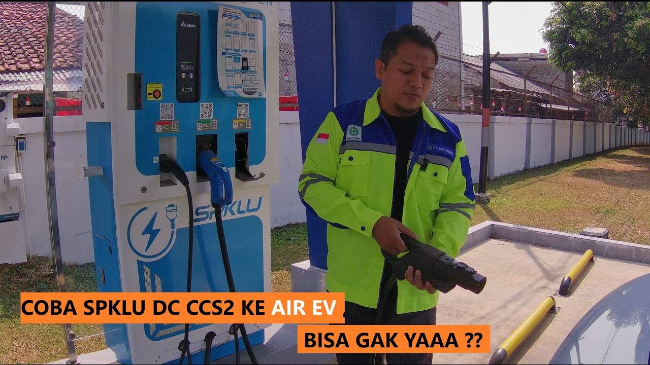 Cobain SPKLU DC CCS2 buat ke AirEV , Bisa gak ya?? - YouTube