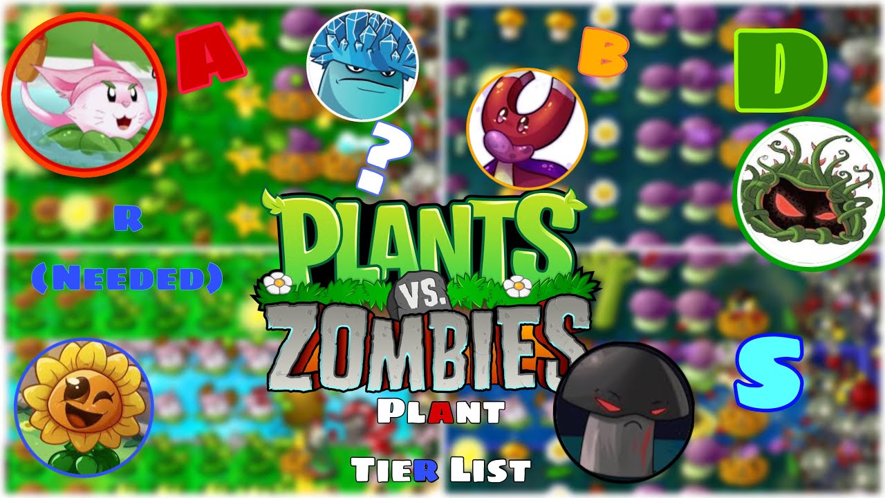 Plants Vz Zombies | Plant Tier List | Worst to Best - YouTube