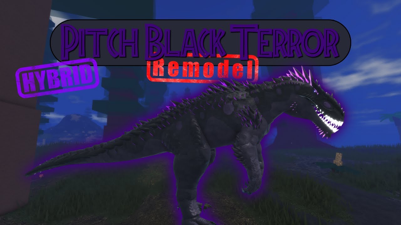 Dinosaur Simulator 2024 - Pitch Black Terror Remodel Showcase - Roblox ...