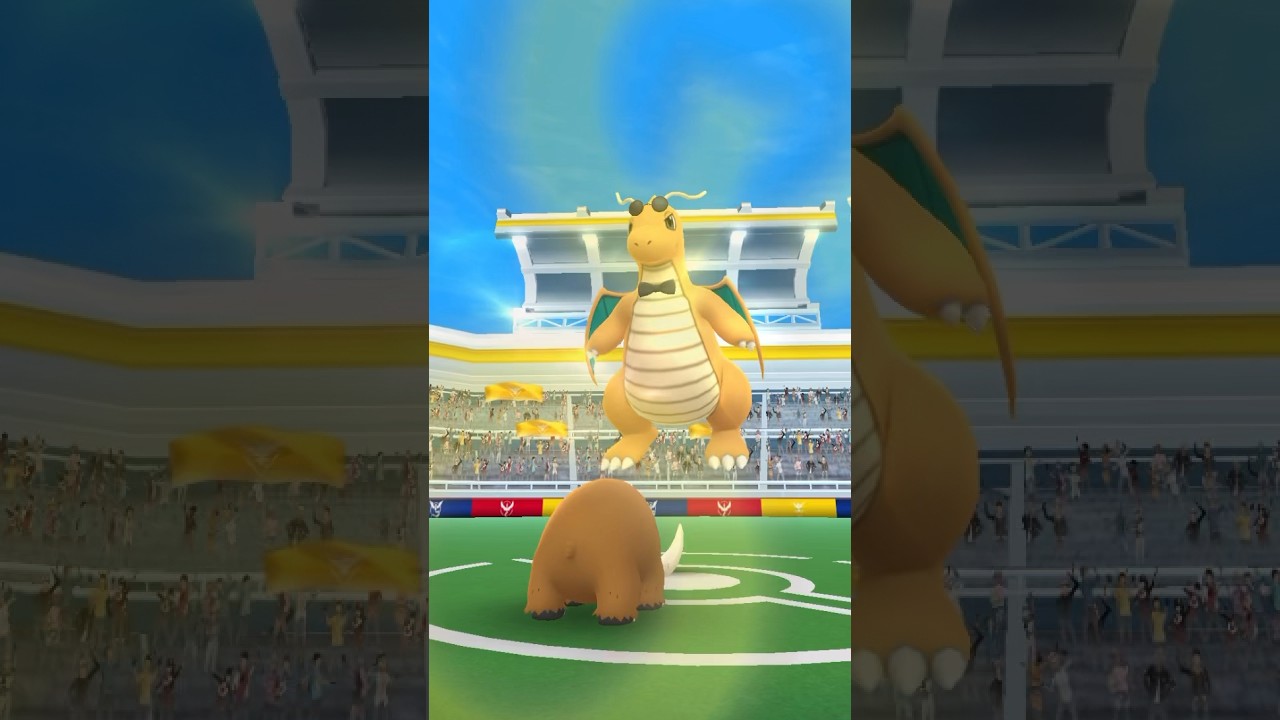 Pokémon GO Dragonite Wearing Bow tie and Sunglasses, Fashion Week - YouTube