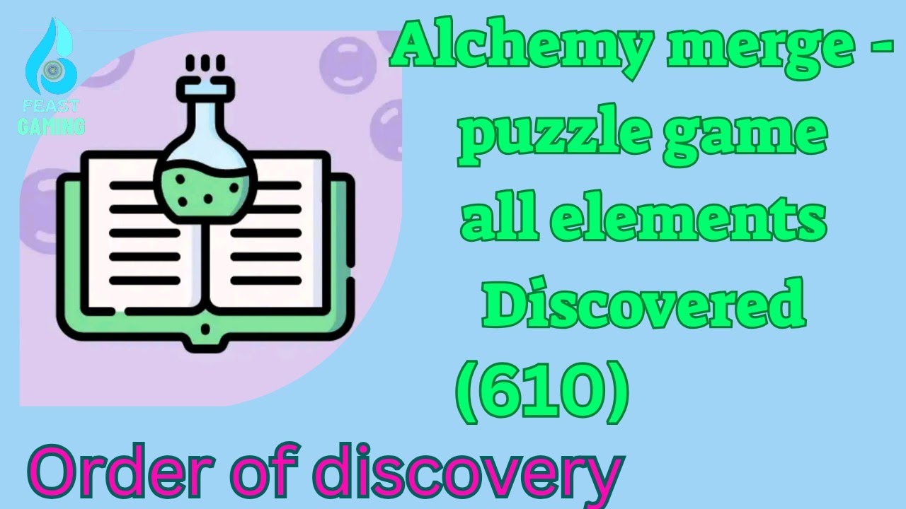 Alchemy merge all elements (610) - 2024 - In order of discovery - YouTube