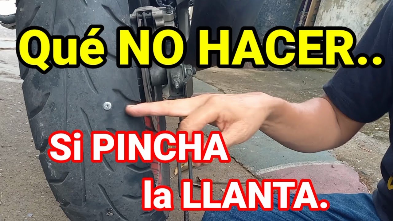 Lo que NO DEBES HACER si se PINCHA UNA LLANTA. - YouTube