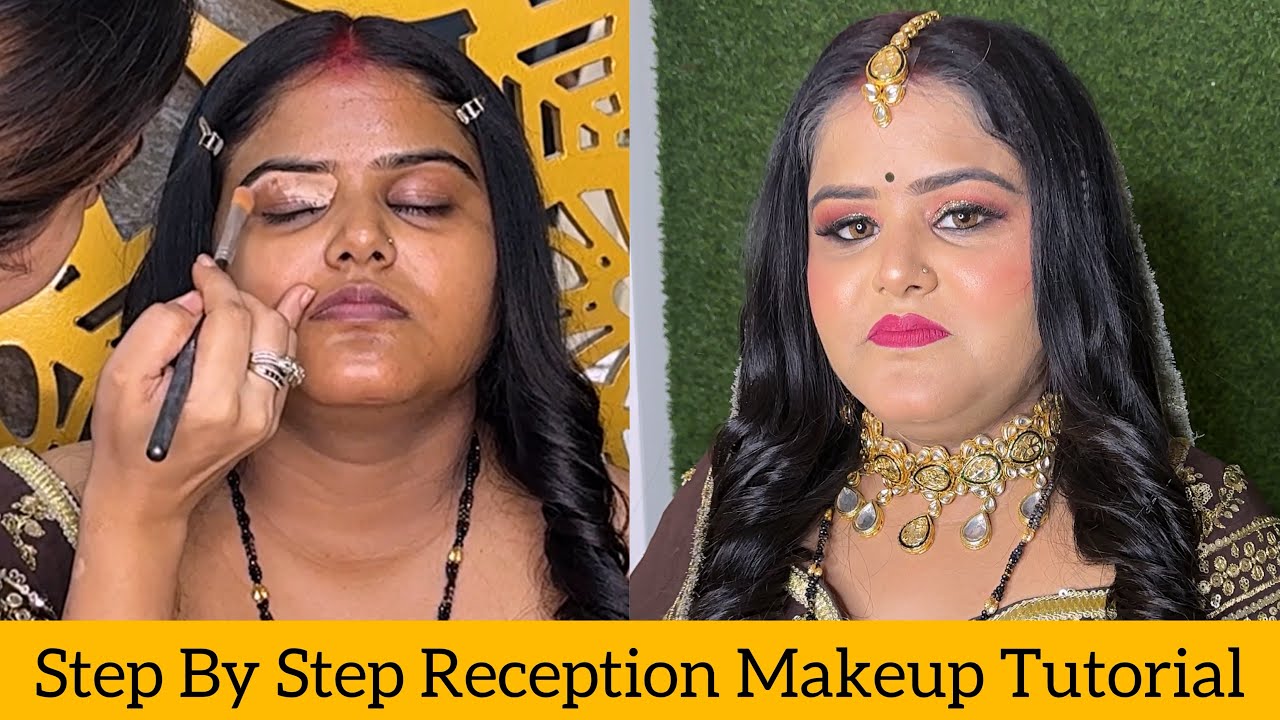 Step By Step Reception Makeup Tutorial |Elegance By Dolly #reception #makeup #youtube #explore # ...