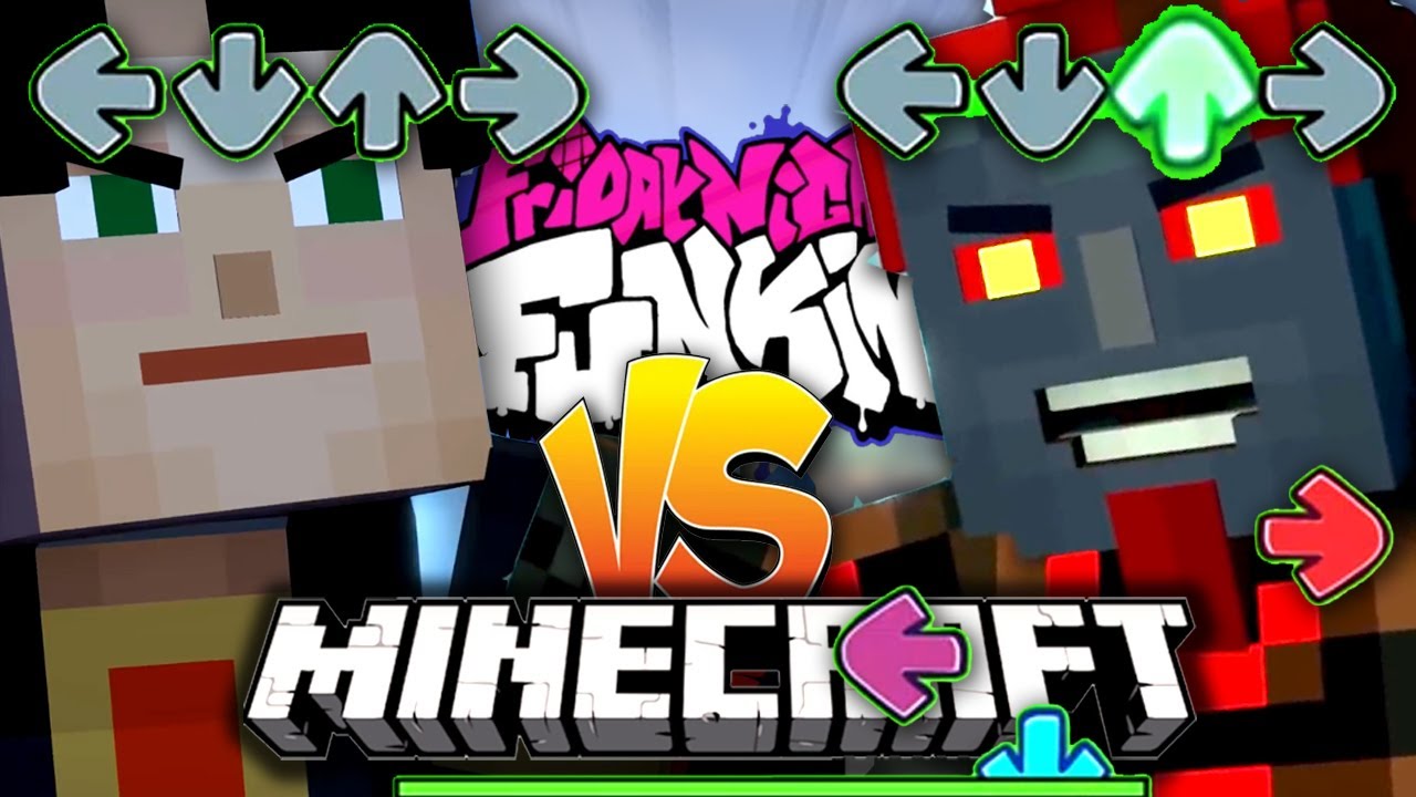 Minecraft in Friday Night Funkin (FNF) - Epic Rap Battle - YouTube