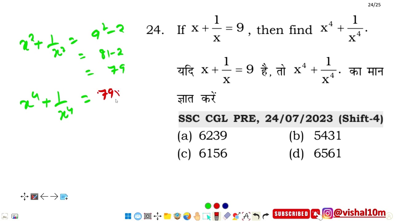 If X 1 x 9 Then Find X 4 1 x 4 YouTube If X 1 x 9 Then Find X 4 1 x 4 YouTube