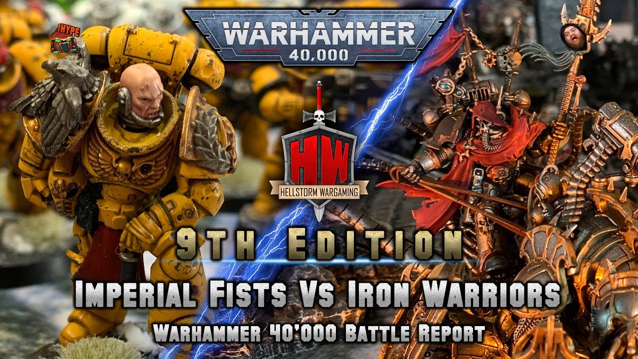 Warhammer 40,000 9th EDITION: @ChapterMasterValrak vs Iron Warriors ...