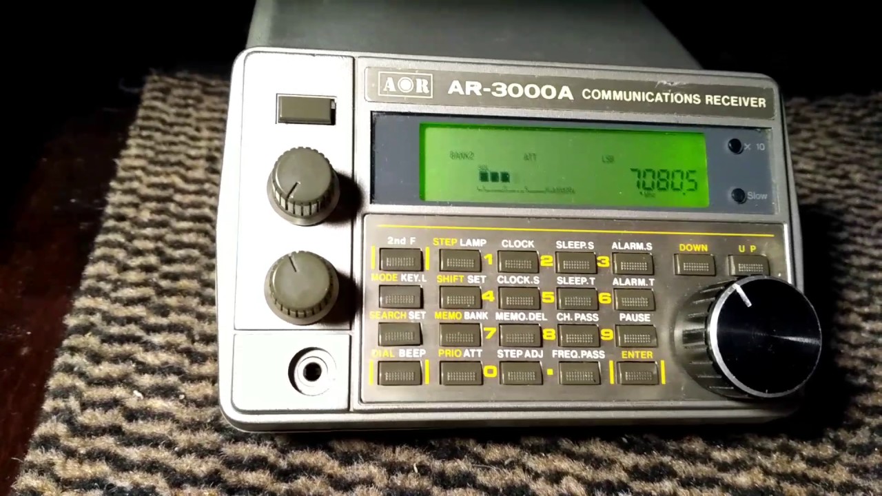 UT5ERW aor ar 3000a - 40m - YouTube
