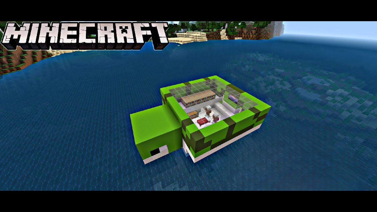Minecraft| how to build a cute baby Turtle House 🐢 - YouTube