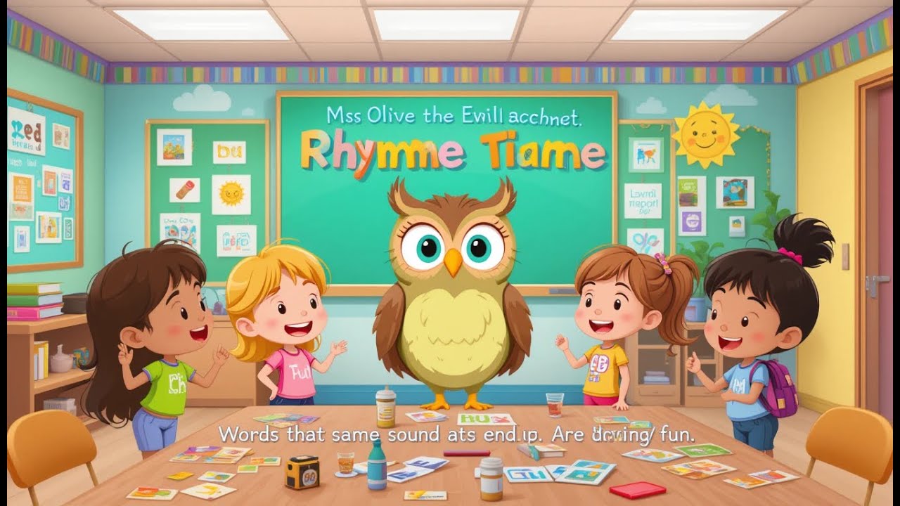 Rhyme Time at Rainbow School | Fun Nursery Rhymes for Kids | Preschool ...