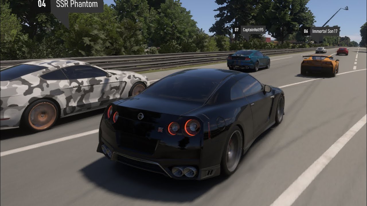 Forza Motorsport | Car Meet/Highway Roll Racing (My GTR Gets More Boost ...