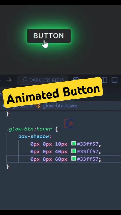 Button Hover Animation Using Css Htmlfullcourse Html Css Javascript