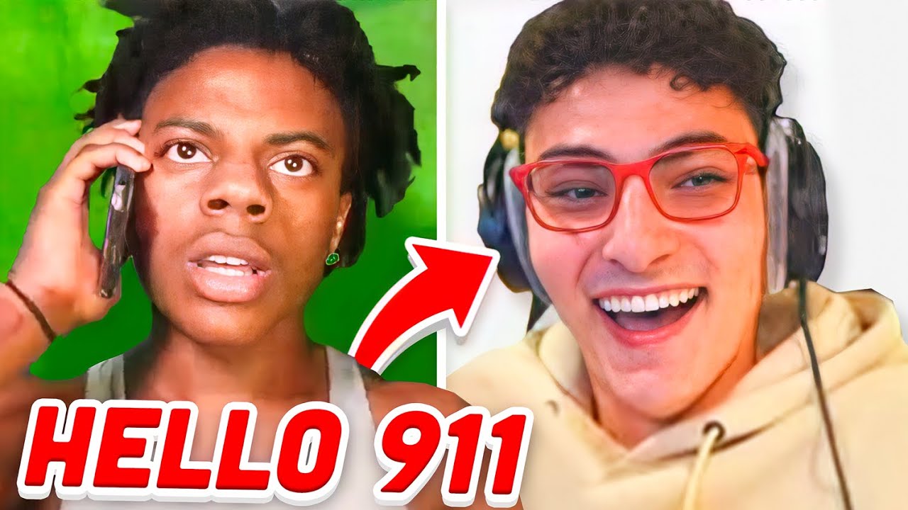 iShowSpeed CALLS 911 After Absorber Girl Voice Trolls Him.. - YouTube