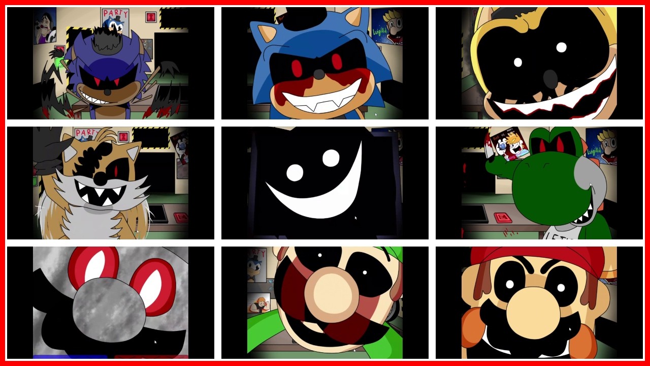 Five Nights at Sonic's Maniac Mania - ALL JUMPSCARES - YouTube