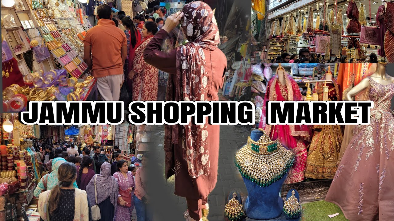 JAMMU SHOPPING MARKET🥰 || karwa chauth special vlog 🤩~ jewellery, bags ...