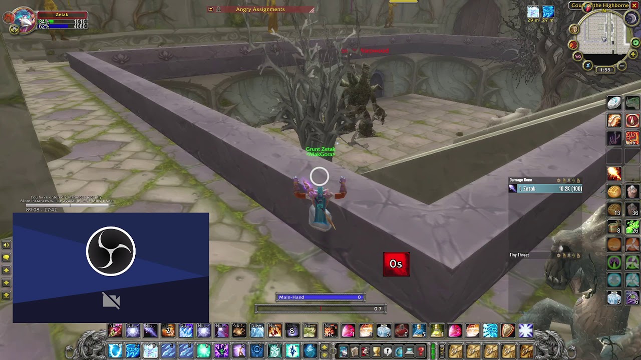 World of Warcraft Classic: Dire Maul West - Savage Frond farm (Solo ...
