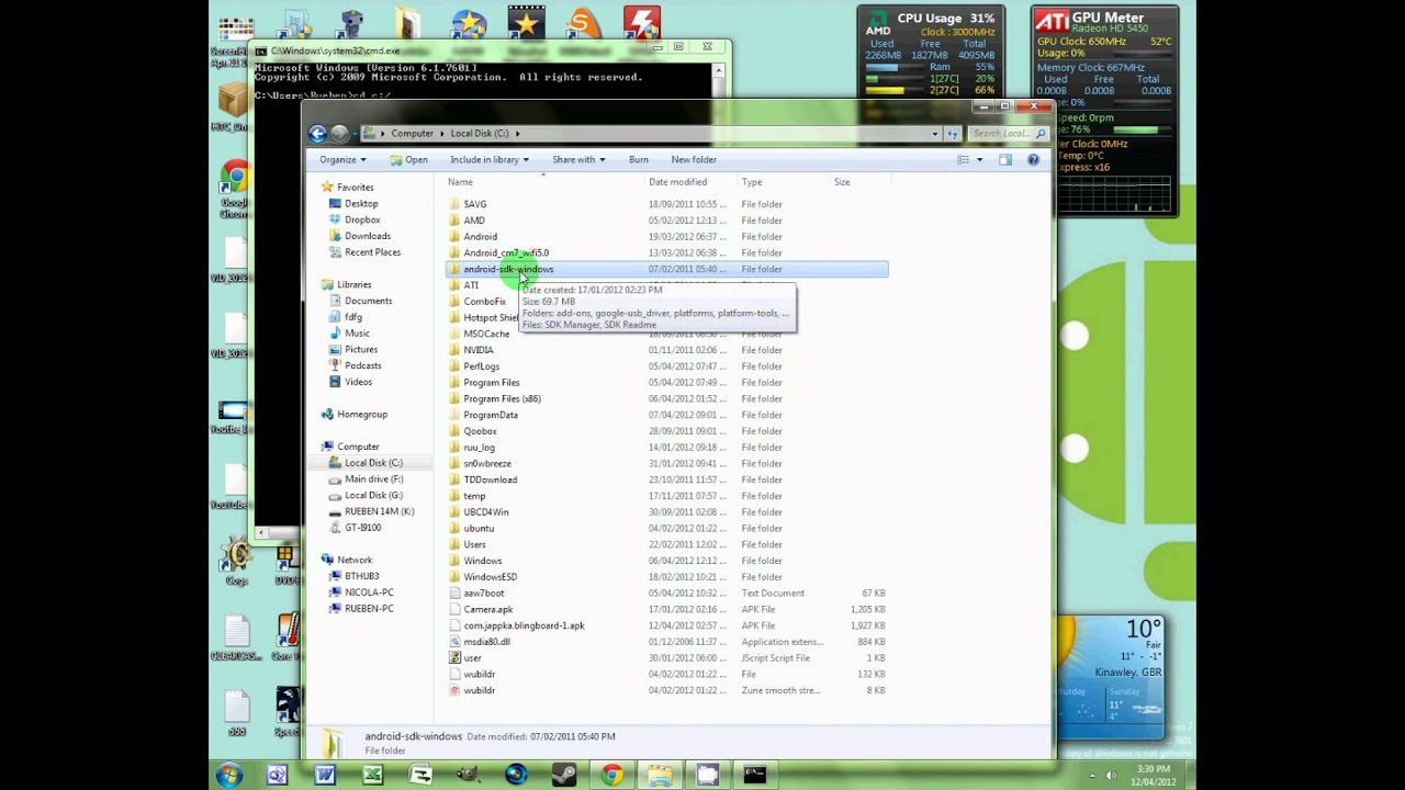 ADB for Android OS (Side-loading apps) - YouTube
