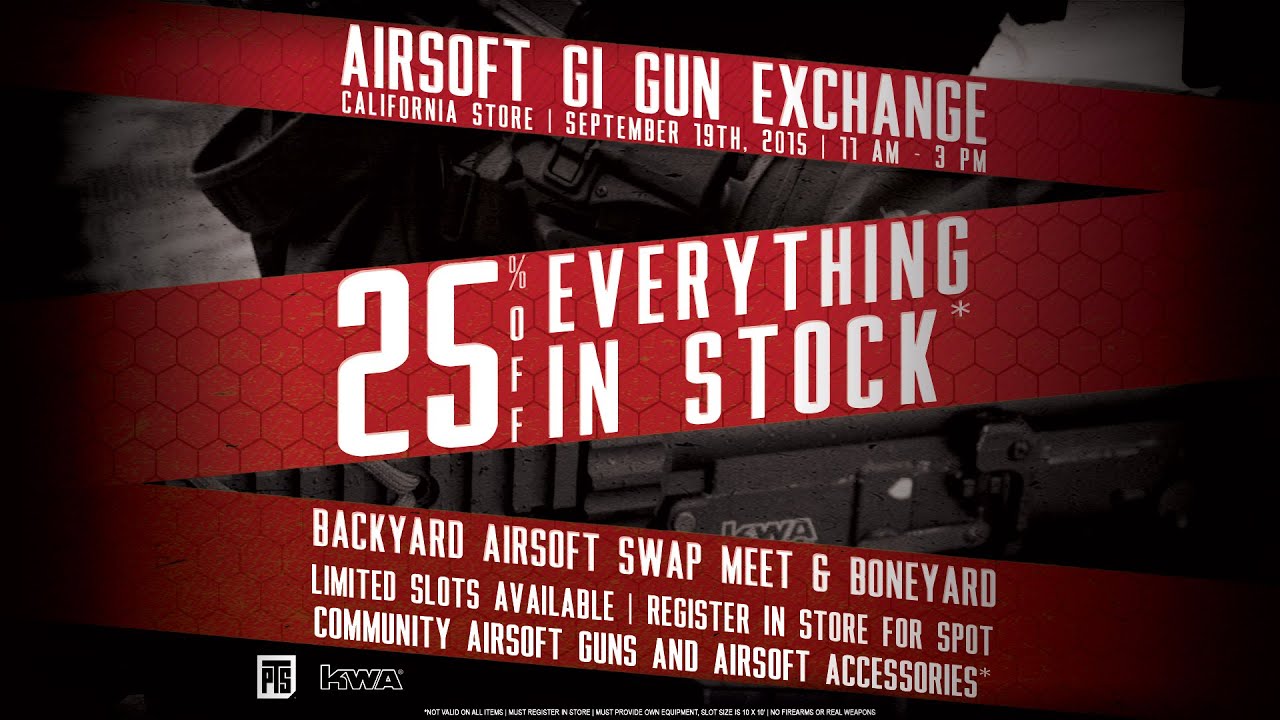 GUN EXCHANGE | SWAP MEET | BONEYARD SALE - Airsoft GI - YouTube