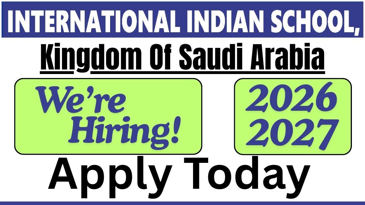 Teaching career in International Indian School Tabuk (Saudi Arabia ...