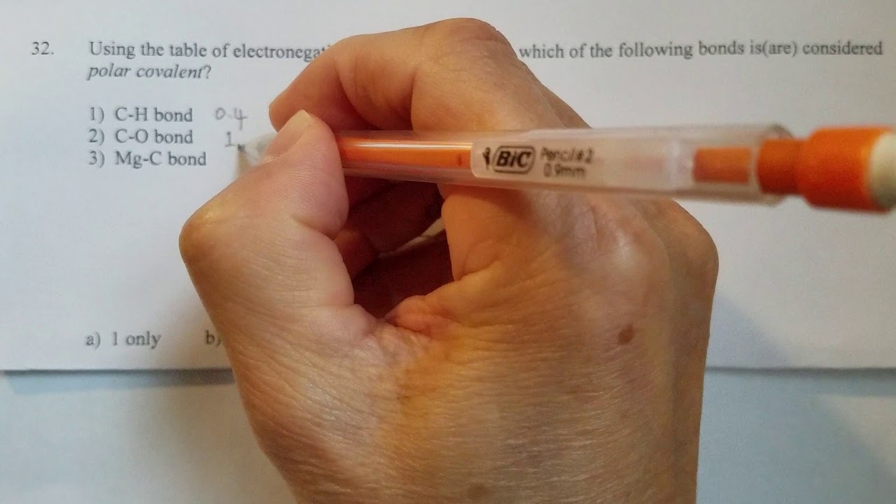 Bond Polarity Multiple Choice Question - Learn how to solve practice ...