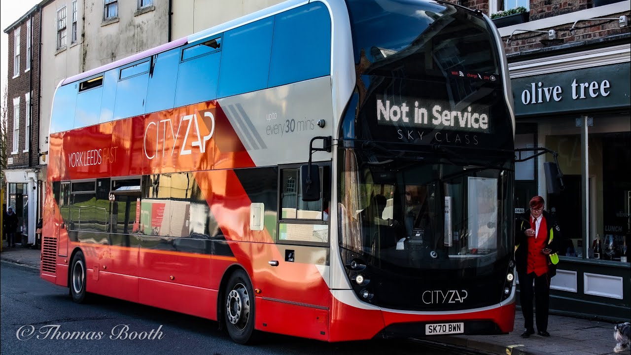 Transdev CITYZAP Leeds-York Full Route - YouTube