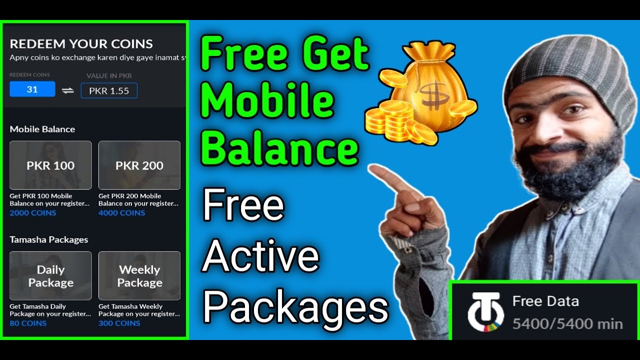 How To Get Free Mobile Balance & Active Packages | Tech Ke Deewane ...