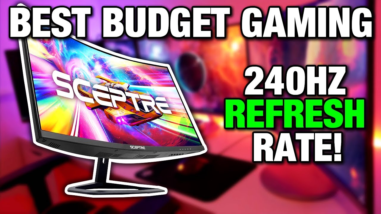 Sceptre Curved 240Hz Must Watch Review! - Budget Gaming Monitor with ...