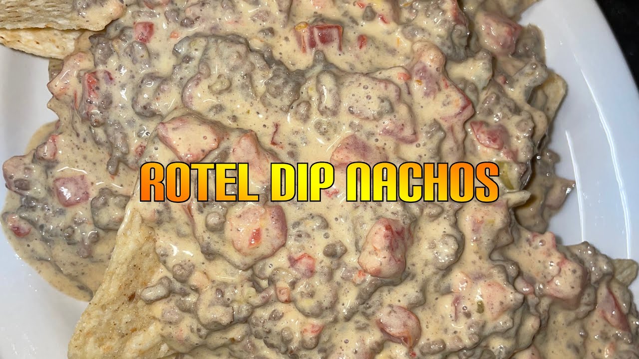 Rotel Dip Nachos #food #video #nacho #cooking - YouTube