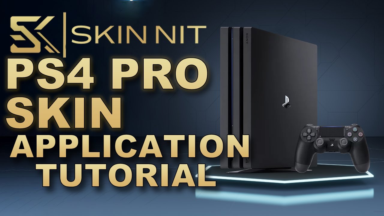 PS4 Pro Vinyl Skin Application - Step-by-Step Tutorial | Skinnit - YouTube